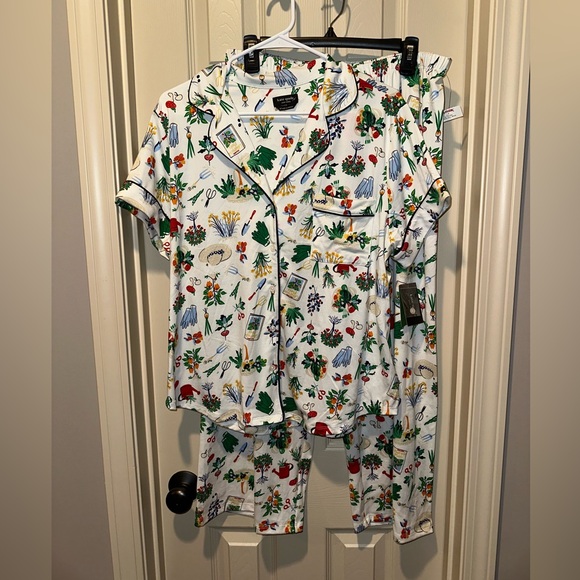 kate spade | Intimates & Sleepwear | Kate Spade Garden Party Pajamas ...